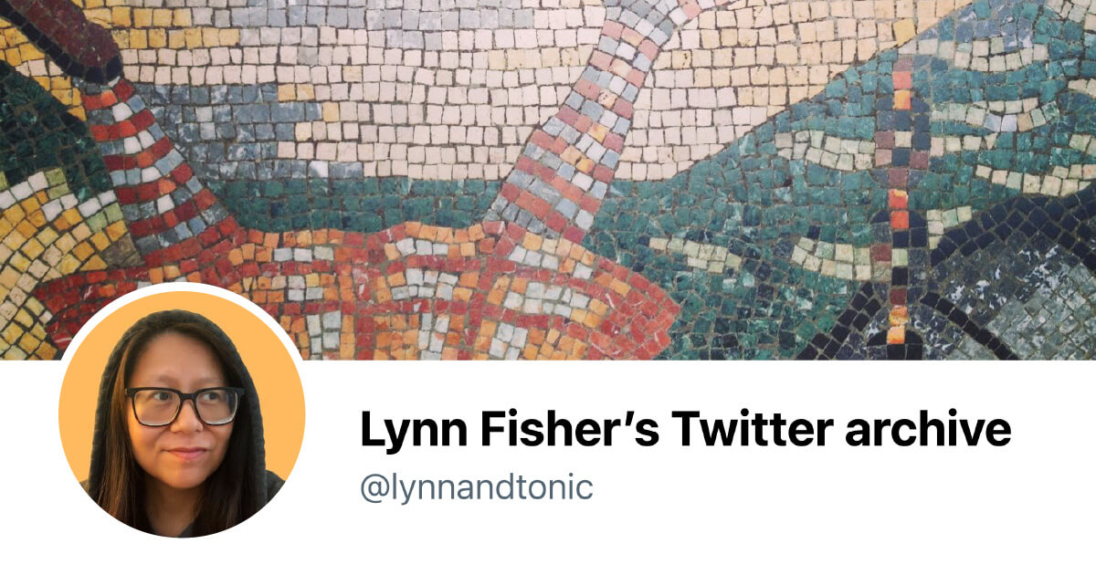 Lynn Fisher’s Twitter Archive